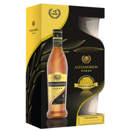 ALEXANDRION 5 STELLE 700ML + 2 BICCHIERI | Danubiana Group